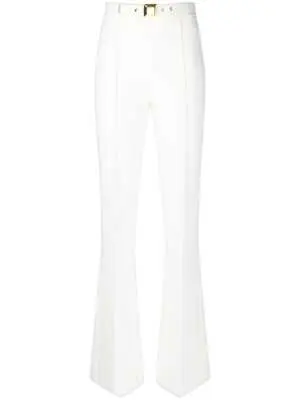 Elisabetta Franchi Flared Belted Trousers