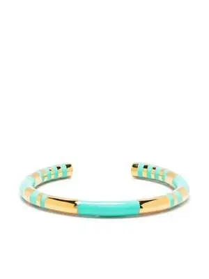 AURÉLIE BIDERMANN Positano Enamel-Detail Bracelet Blue