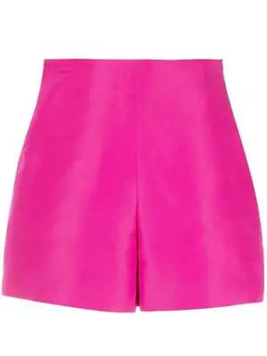 Valentino Garavani High-waisted Silk Shorts
