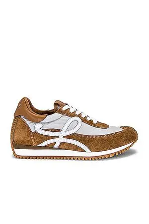 Loewe Loewe Flow Runner Sneaker In Tan Tan & Grey