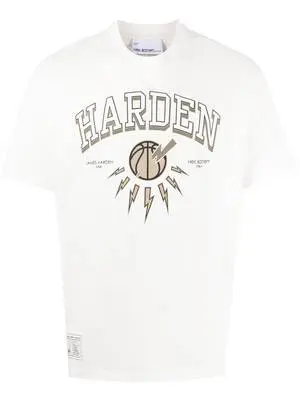 Neil Barrett X James Harden Logo-print Cotton T-shirt - White