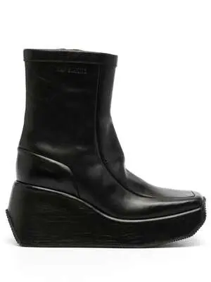 Raf Simons Square-toe Wedge Boots