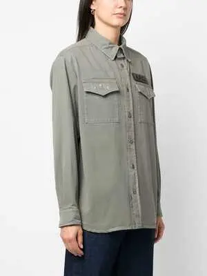 A.p.c. Logo-patch Shirt Jacket