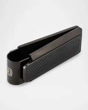 M CLIP Apos;s Chevron Ip Stainless Steel Money Clip - Black