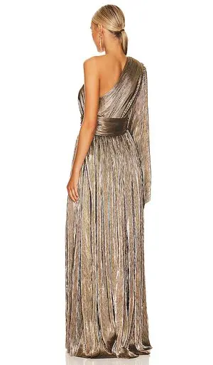 BRONX AND BRONCO Florence One Shoulder Gown