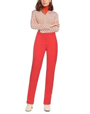 Patrizia Pepe Tapered Pants - Red