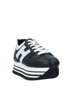 Hogan Leather Low-top Sneakers - Black