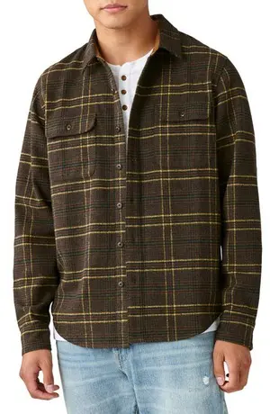 Lucky Brand Plaid Overshirt