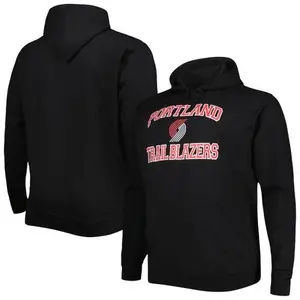 Profile Portland Trail Blazers Big & Tall Heart & Soul Pullover Hoodie