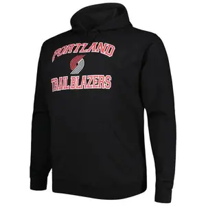 Profile Portland Trail Blazers Big & Tall Heart & Soul Pullover Hoodie
