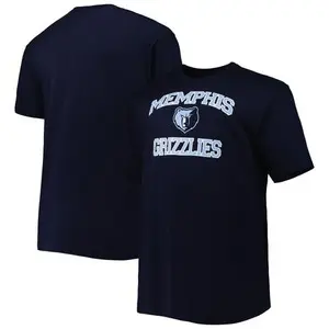 Profile Memphis Grizzlies Big & Tall Heart & Soul T-shirt - Navy