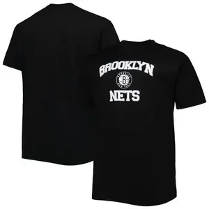Profile Brooklyn Nets Big & Tall Heart & Soul T-shirt - Black
