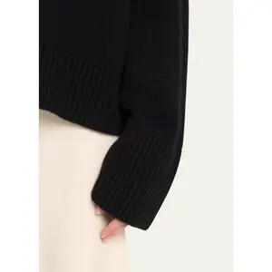 LISA YANG Aletta V-neck Cashmere Knit Sweater - Cream