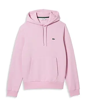 Lacoste Classic Fit Hooded Sweatshirt Pink