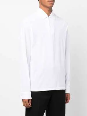 Aspesi Long-sleeved Button-front Polo Shirt