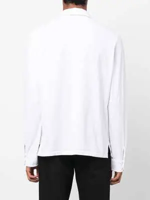 Aspesi Long-sleeved Button-front Polo Shirt