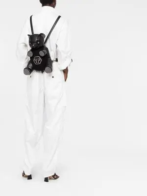 Philipp Plein Teddy Leather Backpack