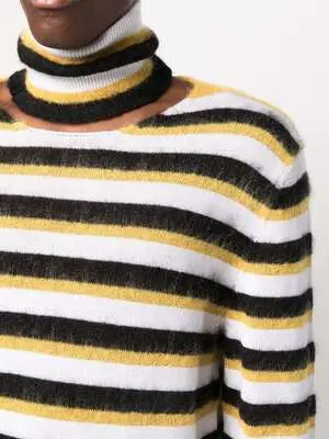 Marni Striped Roll-neck Jumper