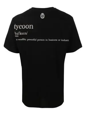 BILLIONAIRE Graphic-print Cotton T-shirt - Black