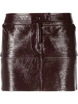 COURREGES Patent Mini Skirt