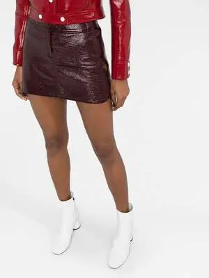 COURREGES Patent Mini Skirt