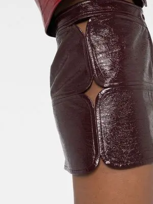 COURREGES Patent Mini Skirt