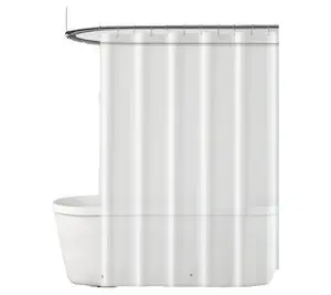 TRULY CALM Grommeted 70x72 Shower Liner