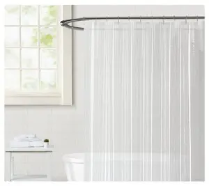 TRULY CALM Grommeted 70x72 Shower Liner