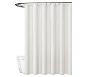 TRULY CALM Embossed Fabric 70x72 Shower Liner