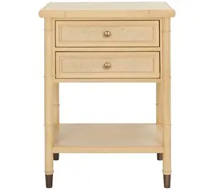 SAFAVIEH Ahab 2 Drawer 1 Shelf Accent Table - One-color