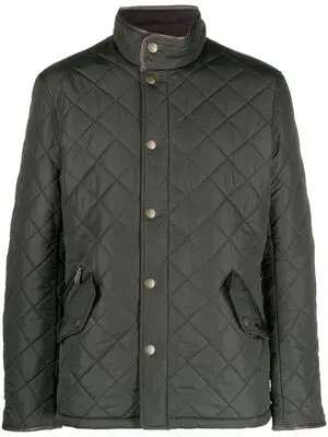 Barbour Powell Quilted Long-sleeve Jacket - Green