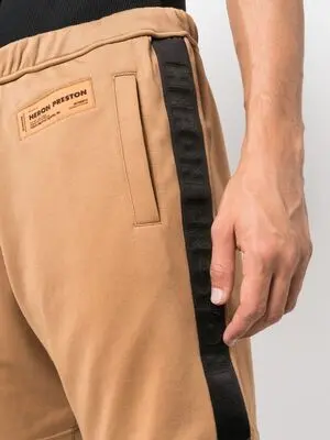 Heron Preston Logo-patch Deck Shorts - Black