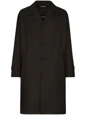 Dolce & Gabbana Logo-tag Trench Coat