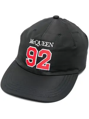 Alexander McQueen Logo-print Baseball Cap - Black