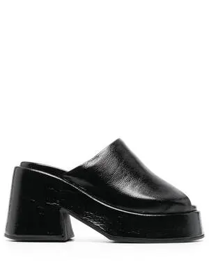 GANNI 95mm Leather Sandals
