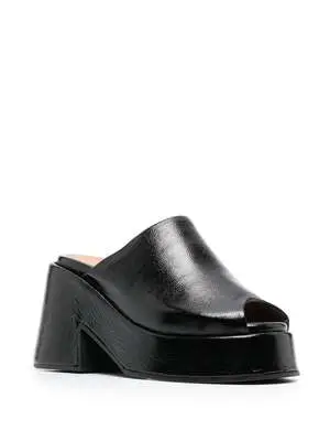 GANNI 95mm Leather Sandals