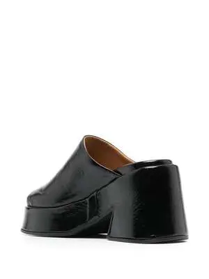 GANNI 95mm Leather Sandals