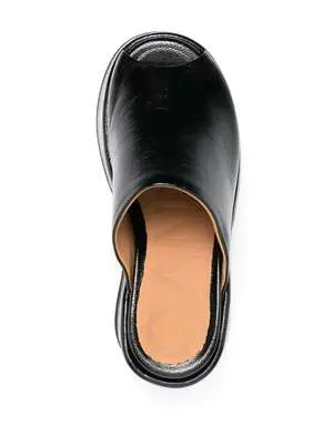 GANNI 95mm Leather Sandals
