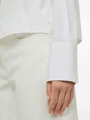 JIL SANDER Band-collar Cotton Shirt