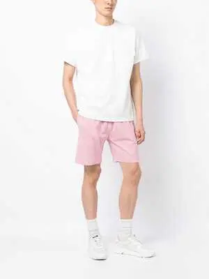 ADVISORY BOARD CRYSTALS Logo Print Lounge Shorts - Pink