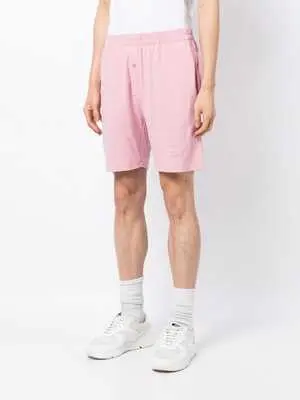 ADVISORY BOARD CRYSTALS Logo Print Lounge Shorts - Pink