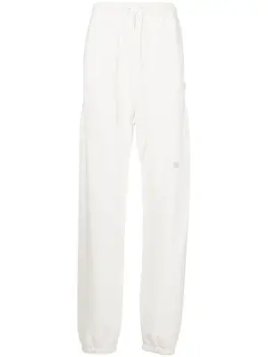 ADVISORY BOARD CRYSTALS Drawstring Track Pants - White