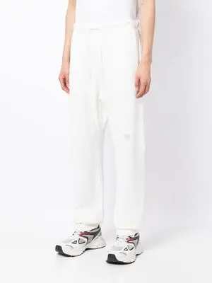 ADVISORY BOARD CRYSTALS Drawstring Track Pants - White