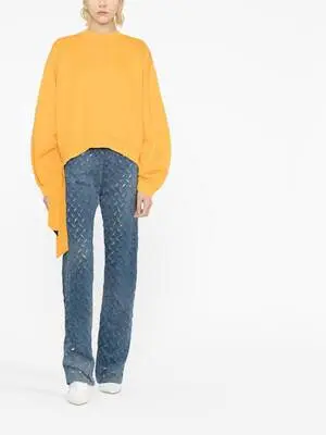 Attico Asymmetric-hem Sweatshirt