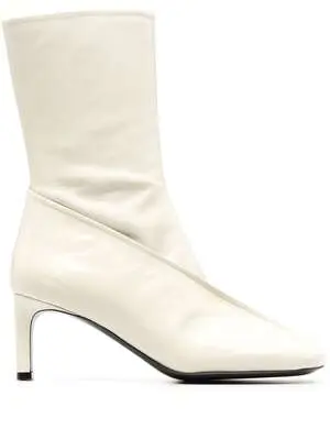 JIL SANDER Square-toe Ankle Boots