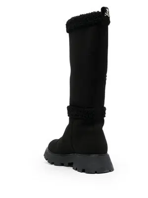 Philipp Plein Skull Bones Mid-calf Boots