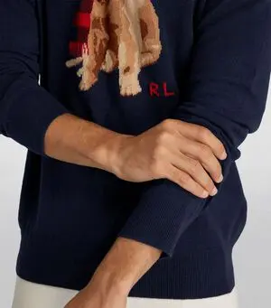 Ralph Lauren Cashmere Golden Retriever Sweater