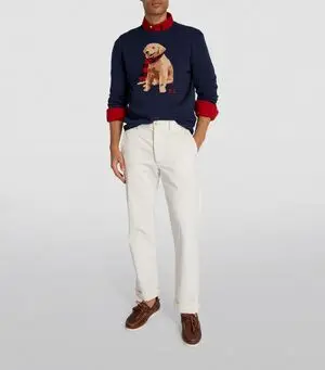 Ralph Lauren Cashmere Golden Retriever Sweater