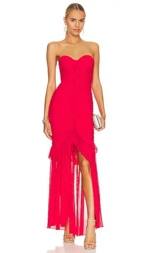 Majorelle Ruched Evening Dresses