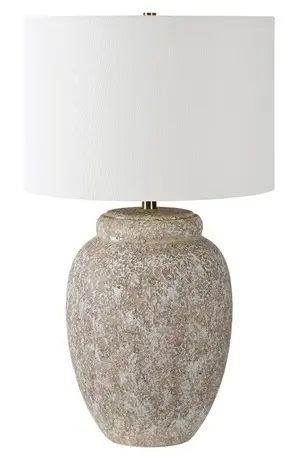 RENWIL Wassily Ceramic Table Lamp - Painted Cream Off-white
